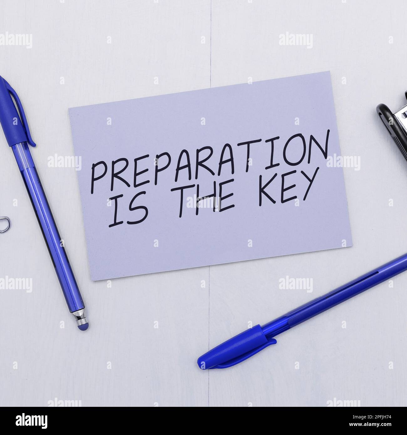 Inspiration showing sign Preparation Is The Key. Business idea action ...