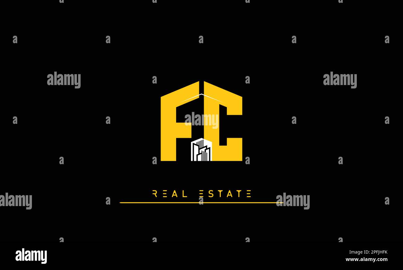 Fc real estate logo hi-res stock photography and images - Alamy