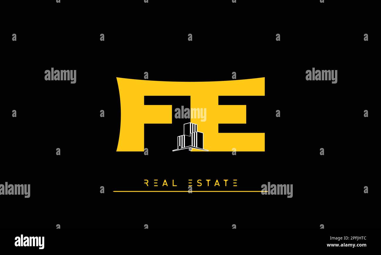 Fe real estate logo hi-res stock photography and images - Alamy