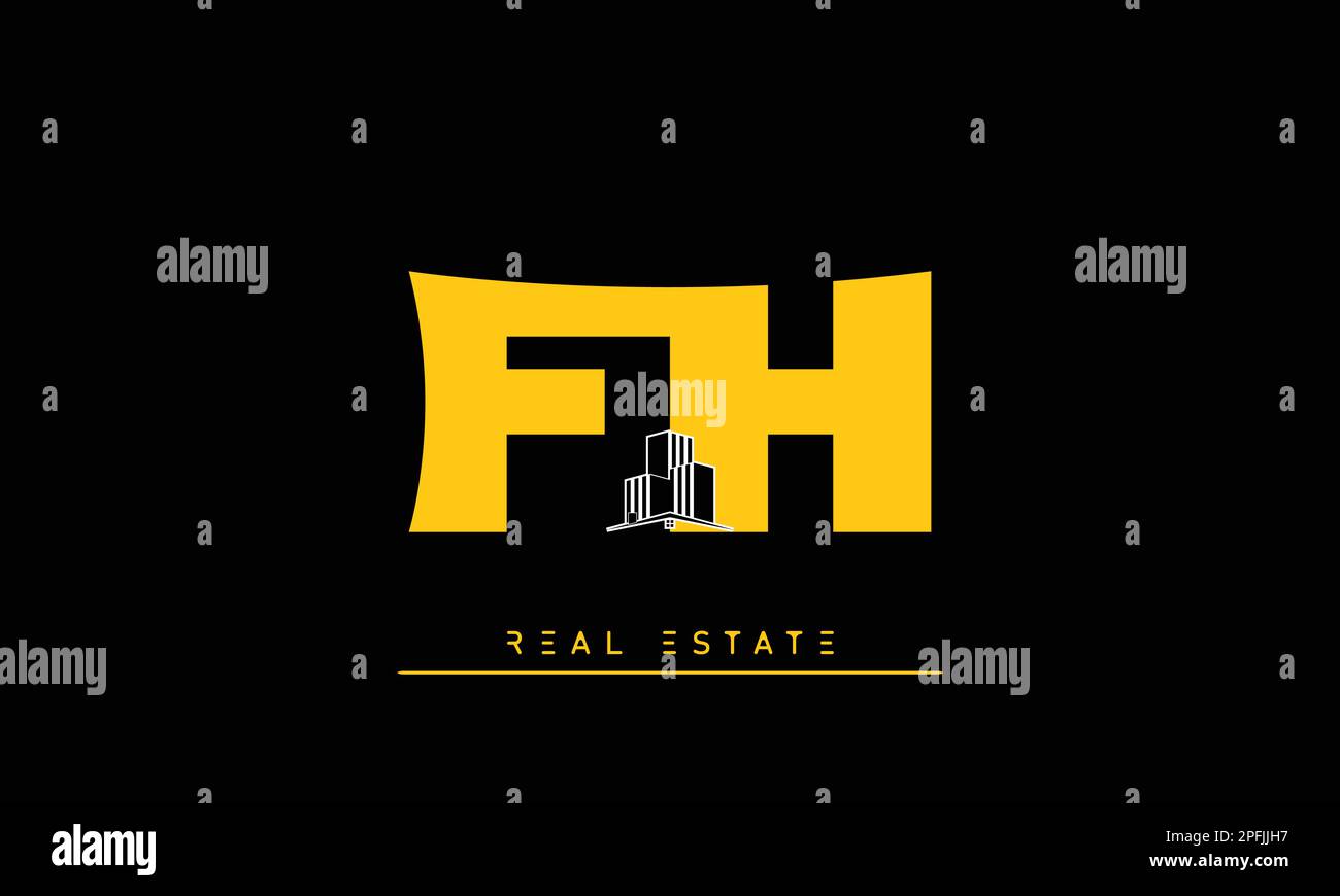 Fh real estate logo hi-res stock photography and images - Alamy