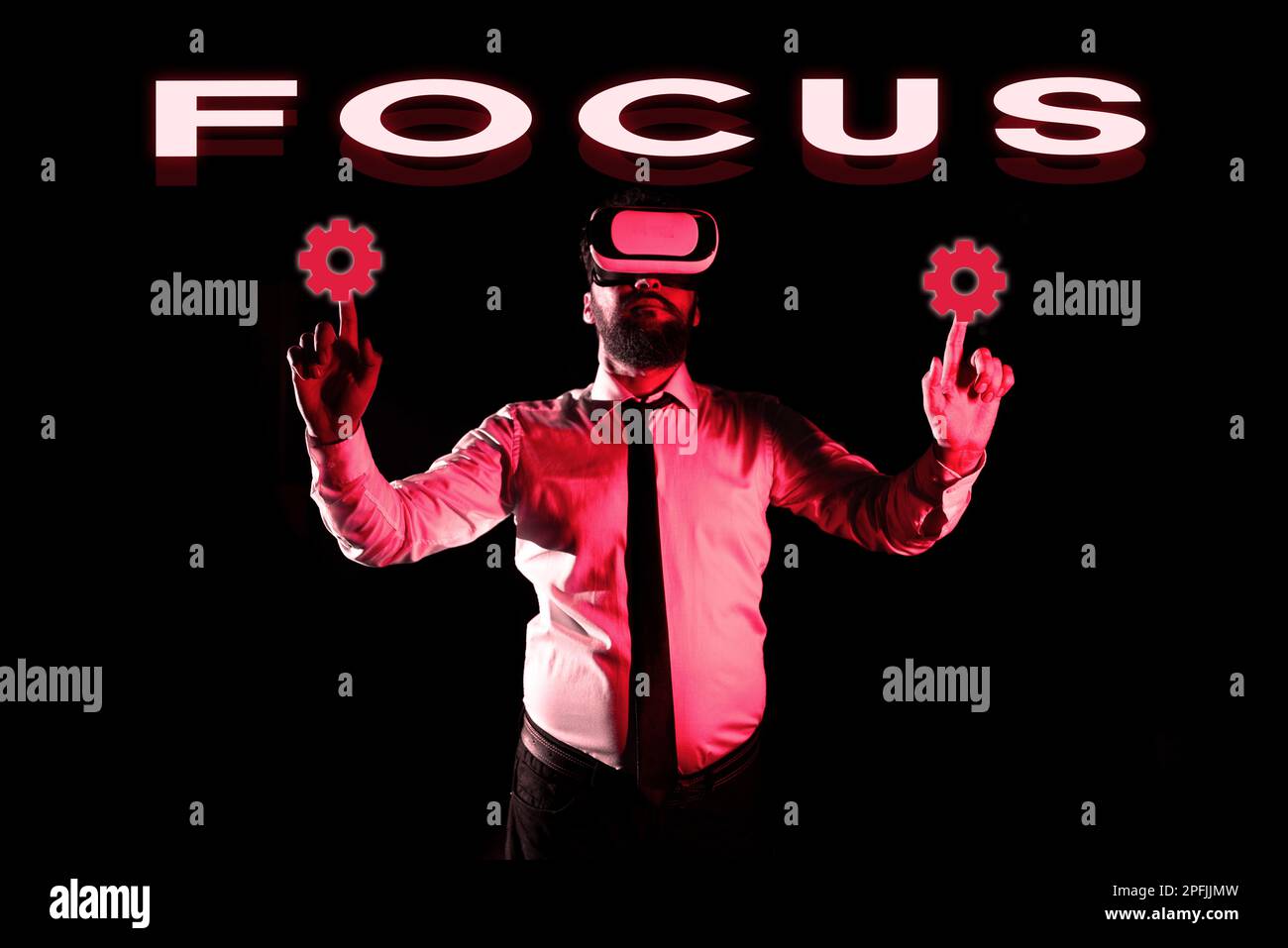 Conceptual display Focus. Internet Concept state quality of having or ...