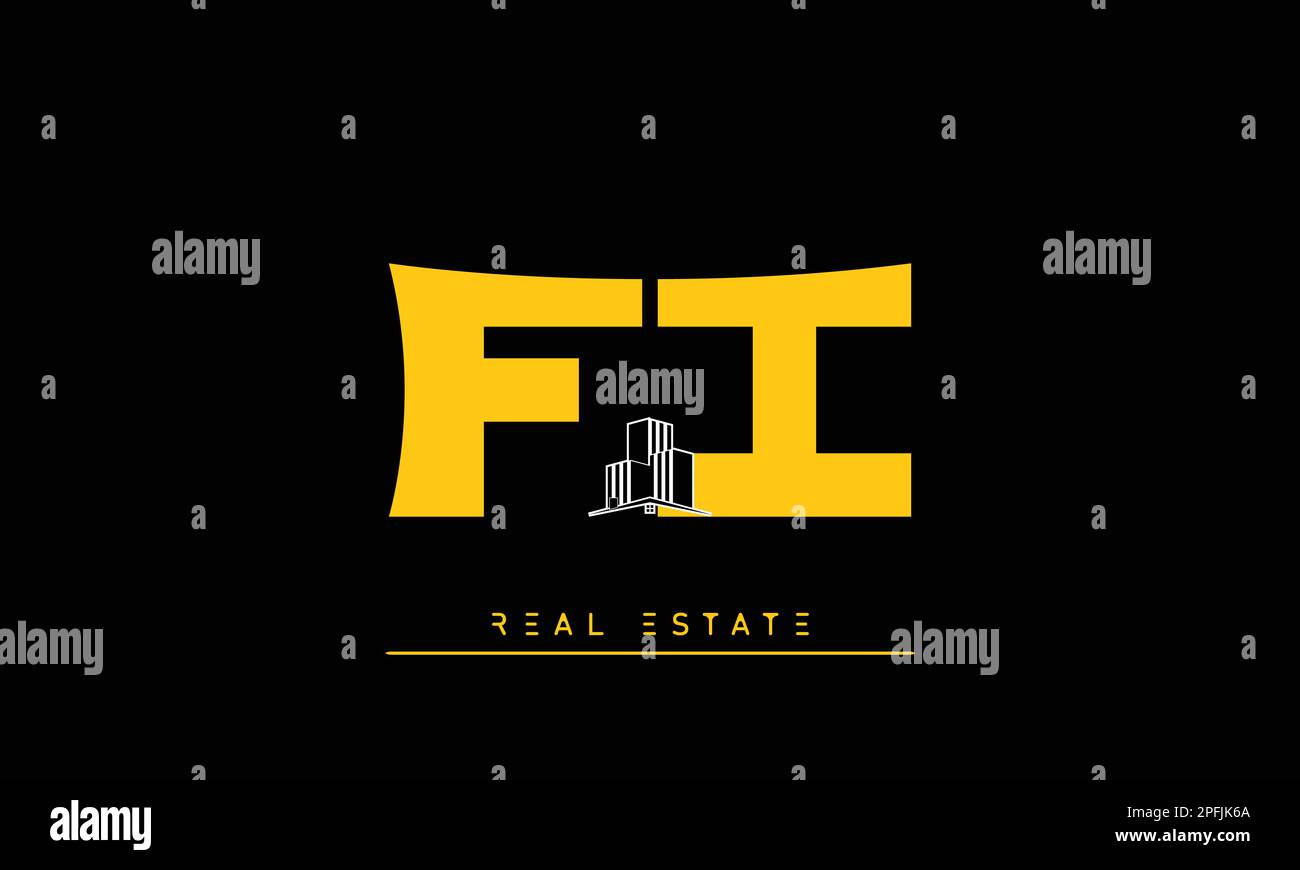 Fi real estate logo hi-res stock photography and images - Alamy