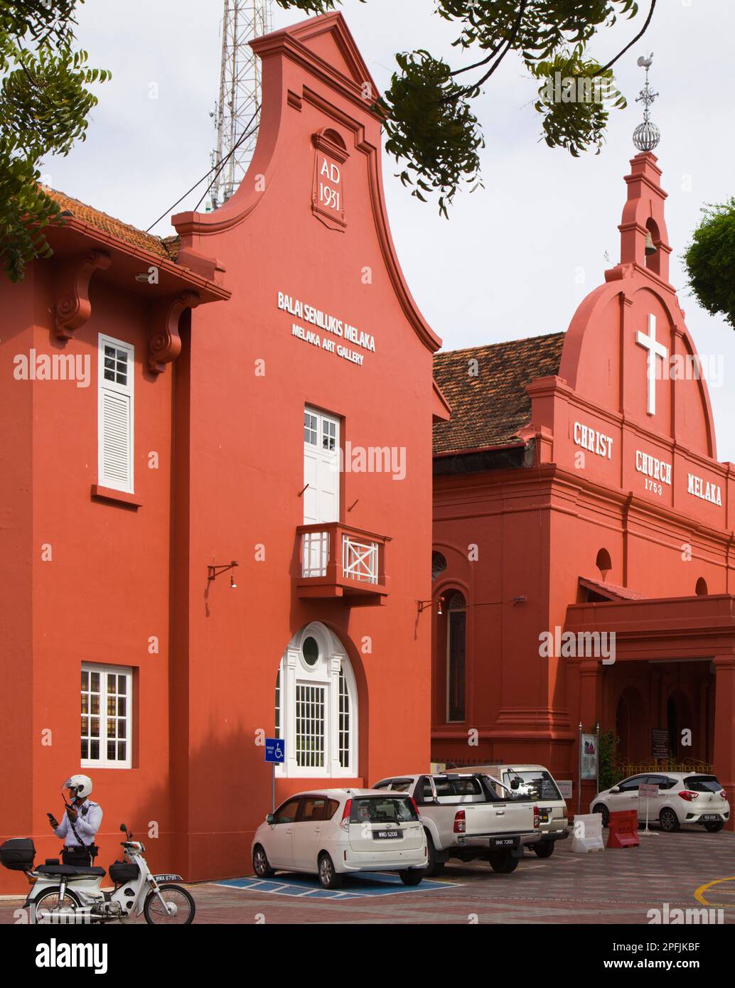 Malaysia, Melaka, Malacca, Dutch Square, Art Gallery, Christ Church ...