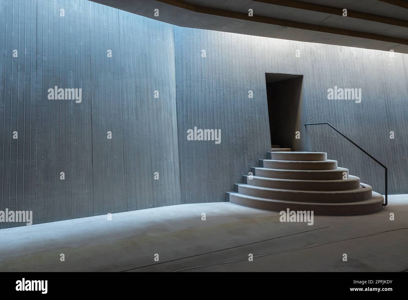 Minbar of Sancaklar Mosque. Modern mosque architecture. Istanbul ...