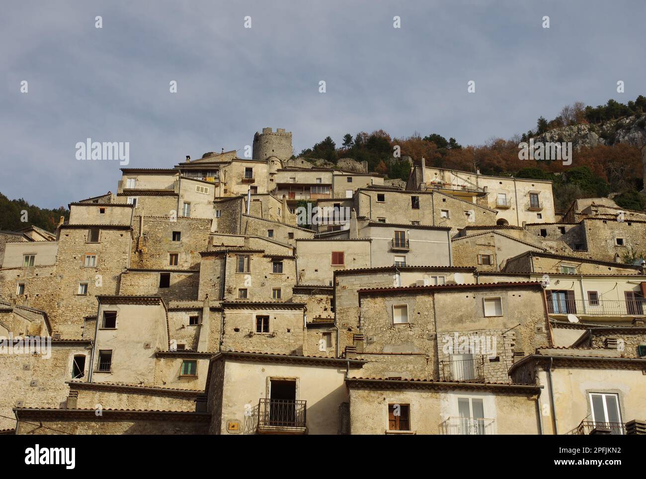 Pesche - Isernia - Molise - Ancient stone houses of a characteristic ...