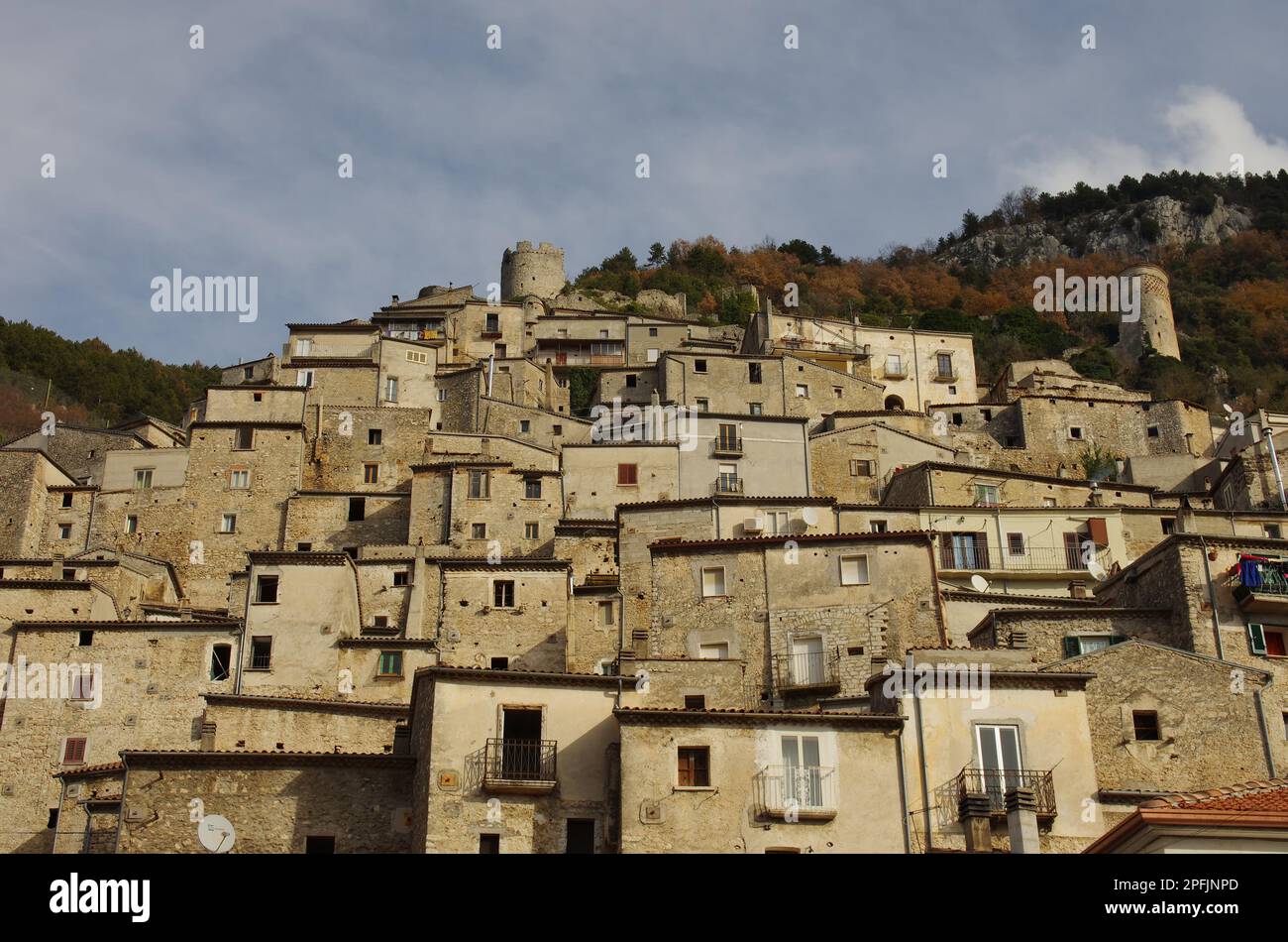 Pesche - Isernia - Molise - Ancient stone houses of a characteristic ...