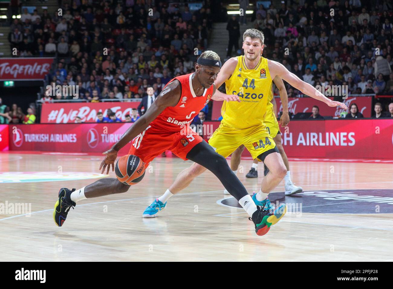 Munich, Germany. 17th Mar, 2023. Basketball: Euroleague, FC Bayern ...