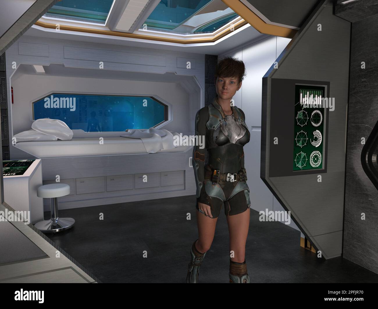 Space Shuttle Sleeping Quarters