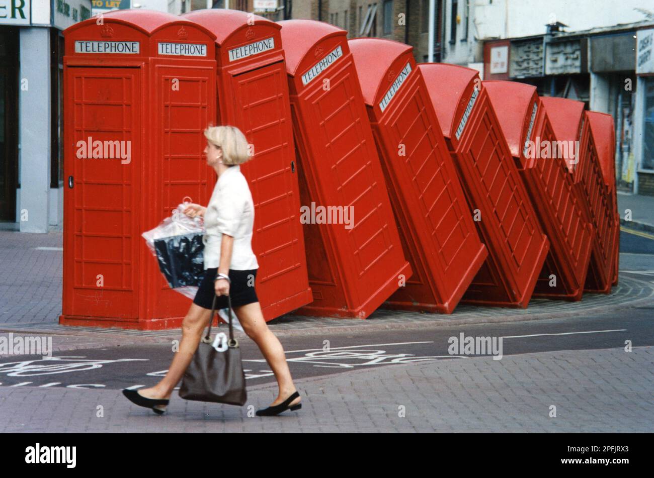 1980s phone box hi-res stock photography and images - Alamy