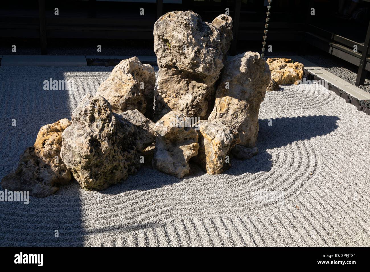 Rock garden at the Morikami Museum and Japanese Garden Stock Photo - Alamy