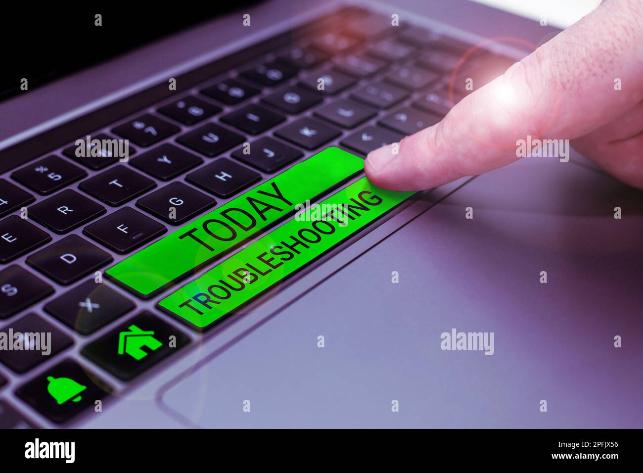 Conceptual caption Troubleshooting. Business idea an act of investigating or dealing with in the ...