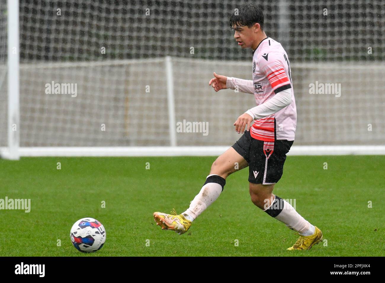 Swansea, Wales. 17 March 2023. Caylan Vickers of Reading in action ...