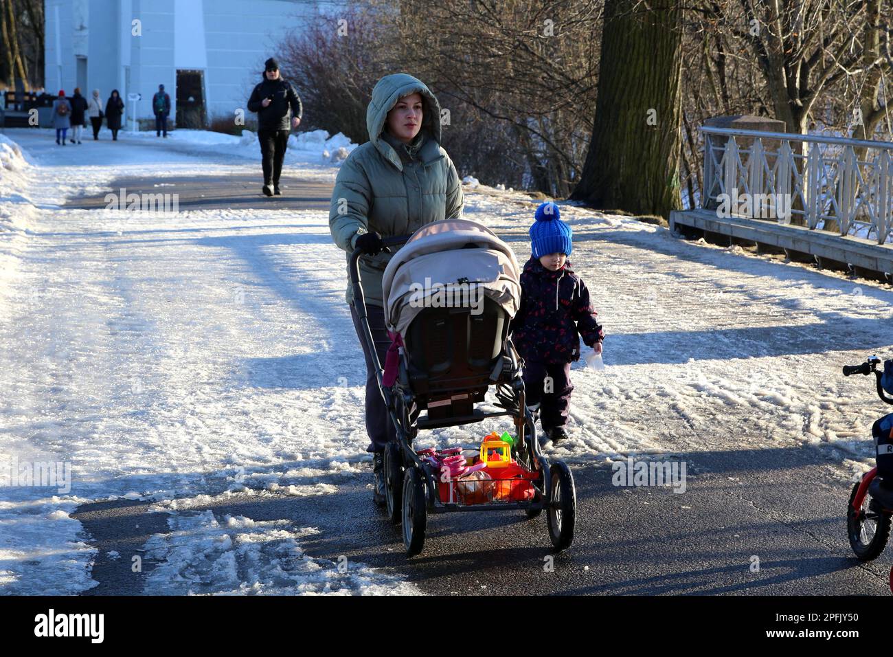 Russian Federation. Saint-Petersburg. Elagin Island, Central Park of ...