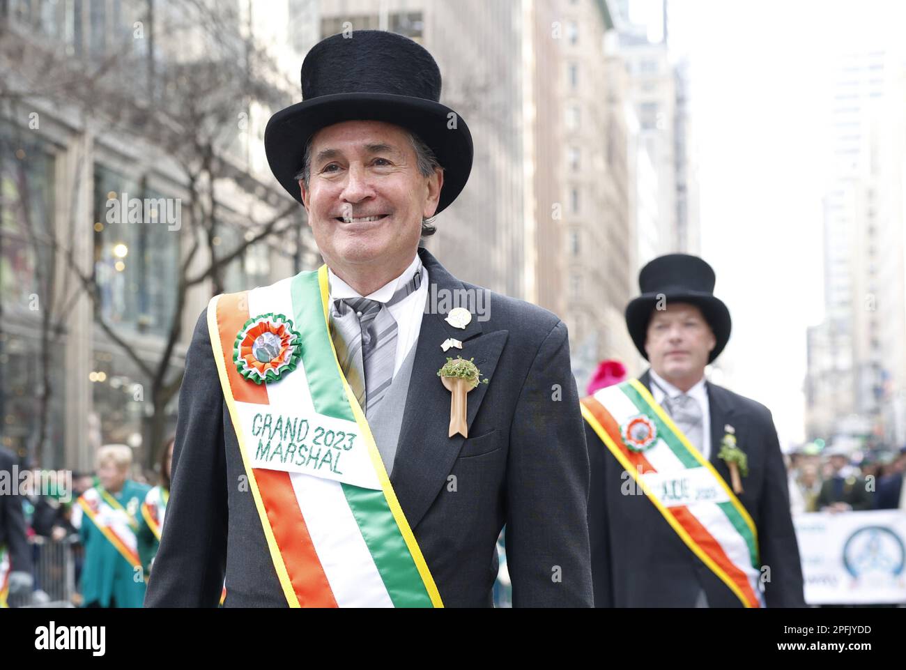 New York, United States. 17th Mar, 2023. Grand Marshal Kevin J. Conway ...