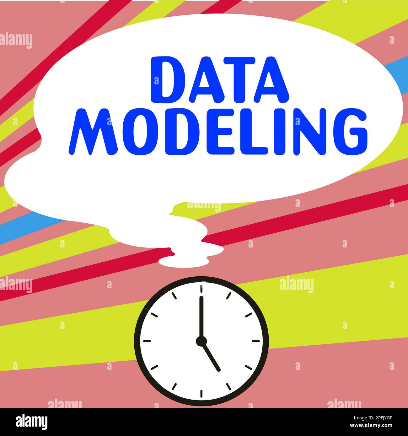 Sign displaying Data Modeling. Business idea process of transferring data between data storage ...