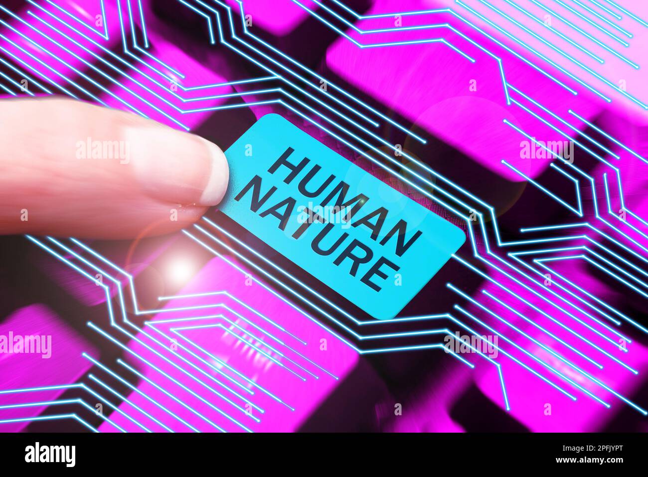 Hand writing sign Human Nature. Conceptual photo psychological ...