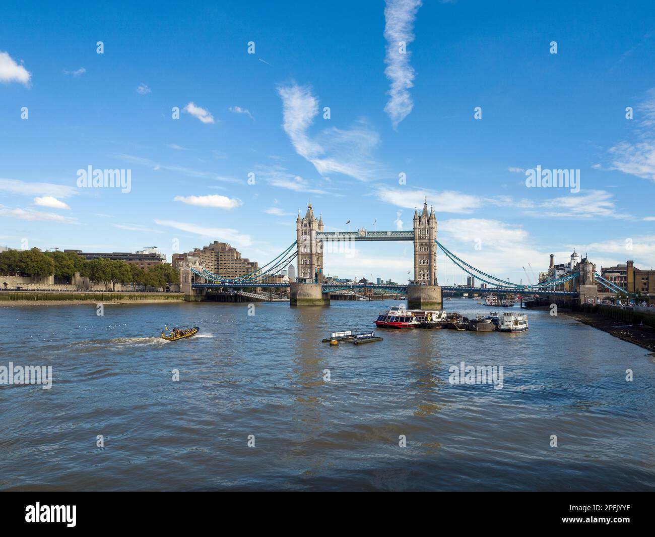 View of Tower Bridge and The River Thames Stock Photo - Alamy