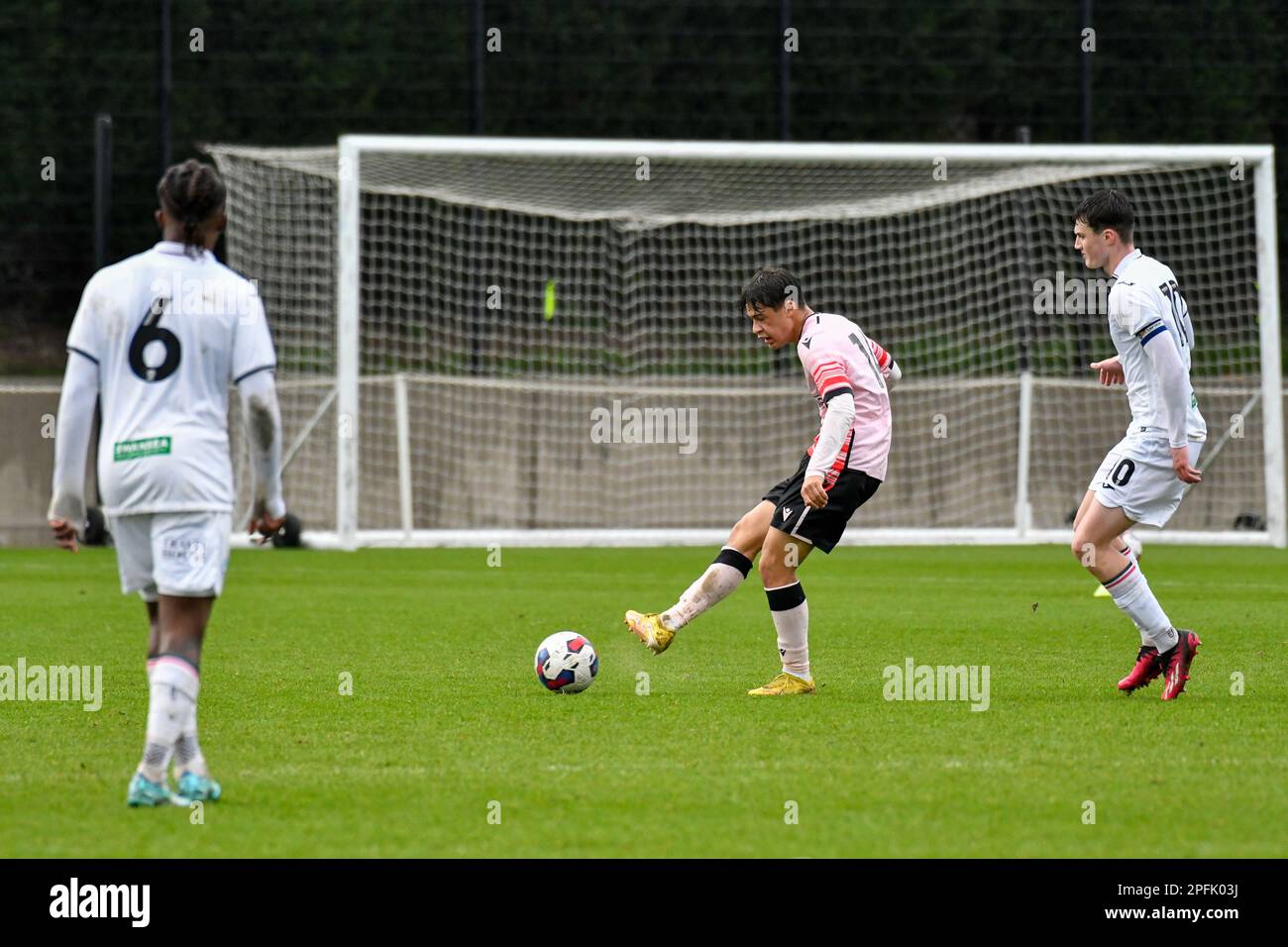 Swansea, Wales. 17 March 2023. Caylan Vickers of Reading in action ...