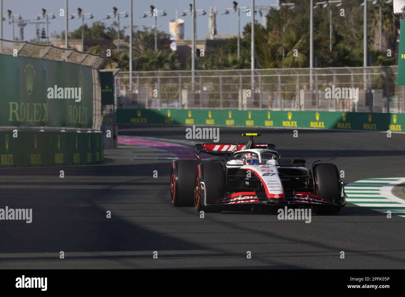 Jeddah, Saudi Arabia. 17th Mar, 2023. Nico Hulkenberg (GER) Haas VF-23. 17.03.2023. Formula 1 ...