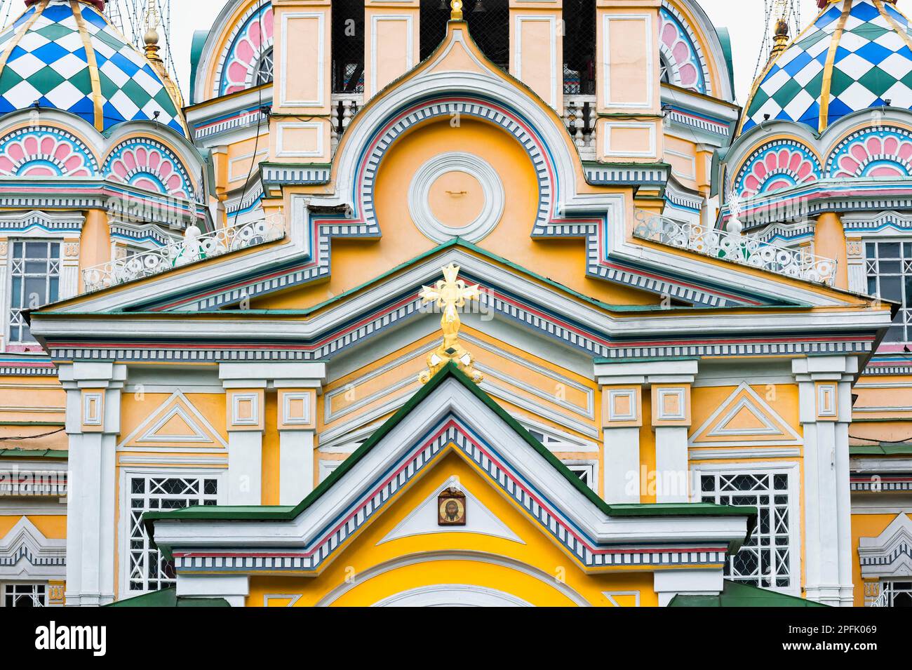 Ascension Cathedral, also known as Zenkov Cathedral, detail of the ...
