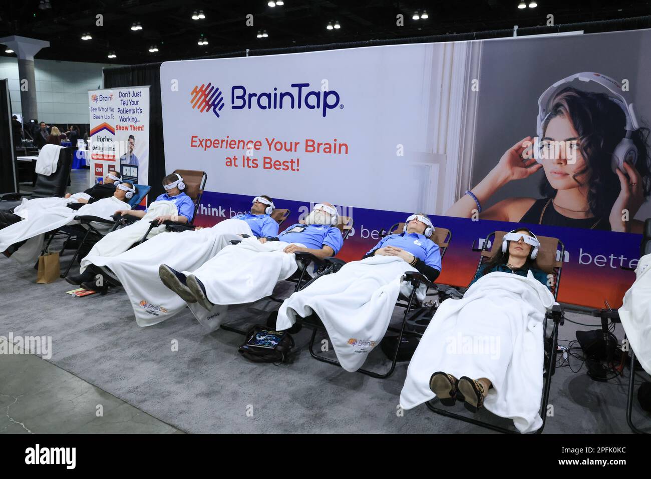 Los Angeles, California, USA. 3rd March, 2023. Attendees at the Brain ...