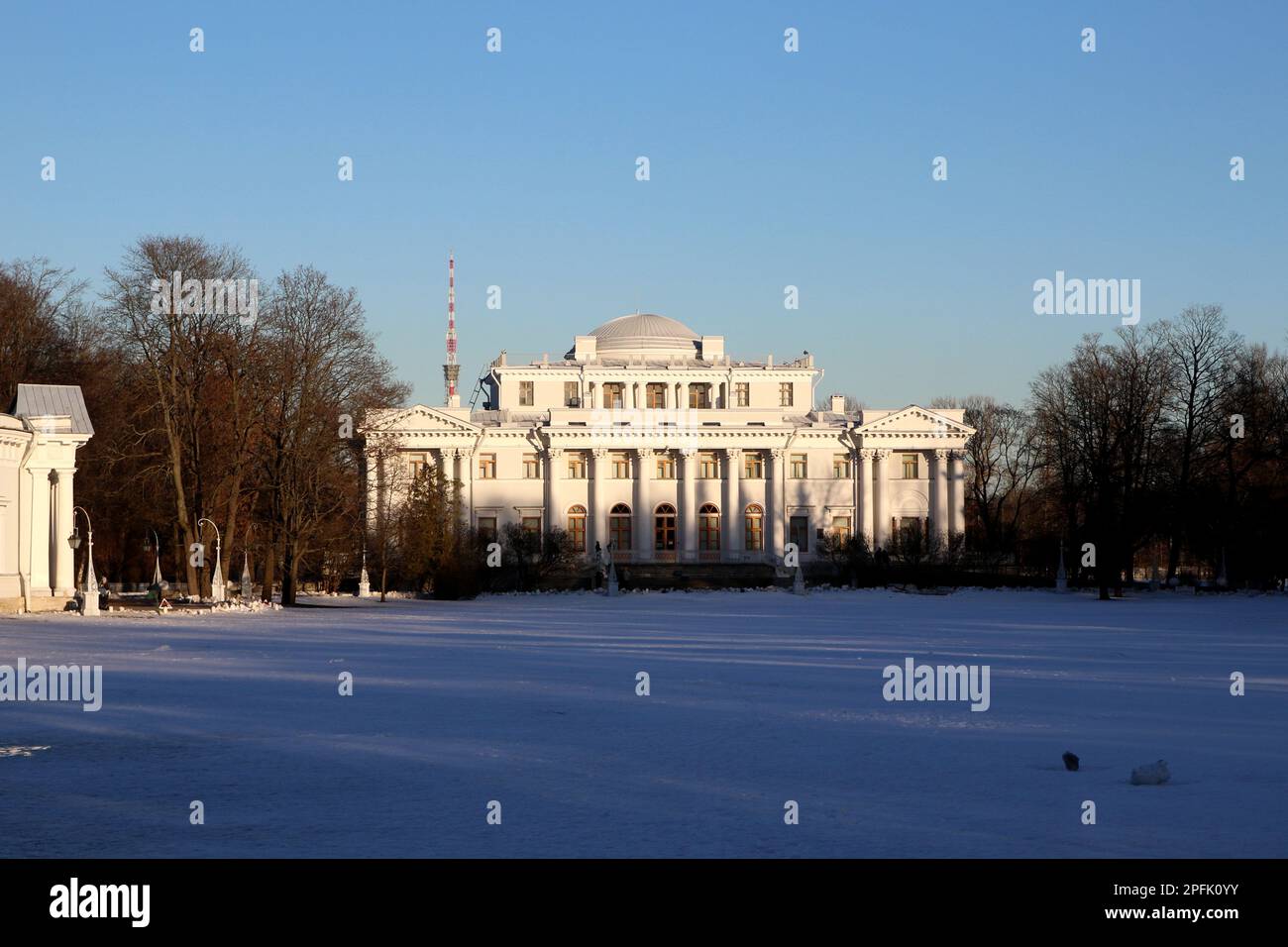Russian Federation. Saint-Petersburg. Elagin Island, Central Park of ...