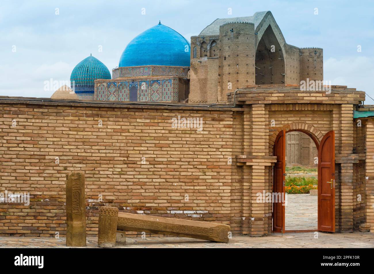 Khodja Ahmet Yasawi Mausoleum, Unesco World Heritage Site, Turkistan ...