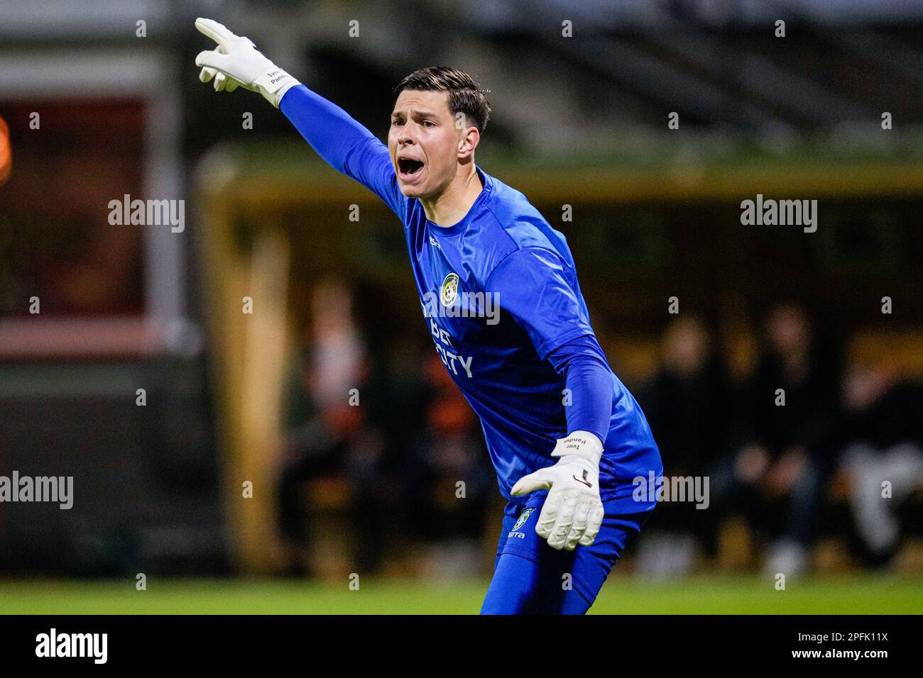 VOLENDAM, NETHERLANDS - MARCH 17: goalkeeper Ivor Pandur of Fortuna ...