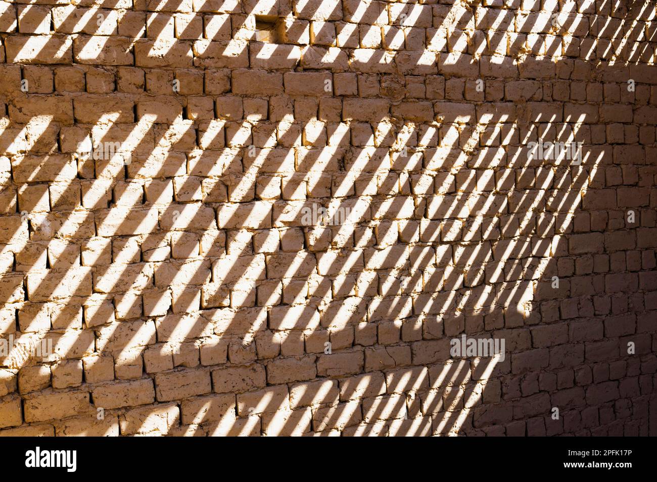 Clay brick, pattern, Turkistan, southern region, Kazakhstan Stock Photo ...