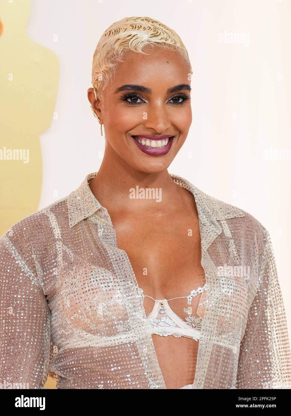 Los Angeles, USA. 12th Mar, 2023. Stephanie Silva walking on the red carpet at the The 95th ...