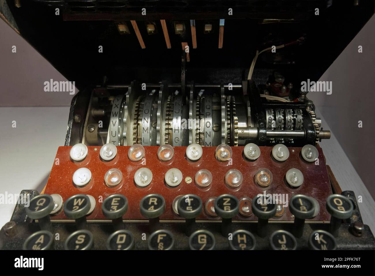 Enigma M4, German rotor cipher machine from the Second World War ...