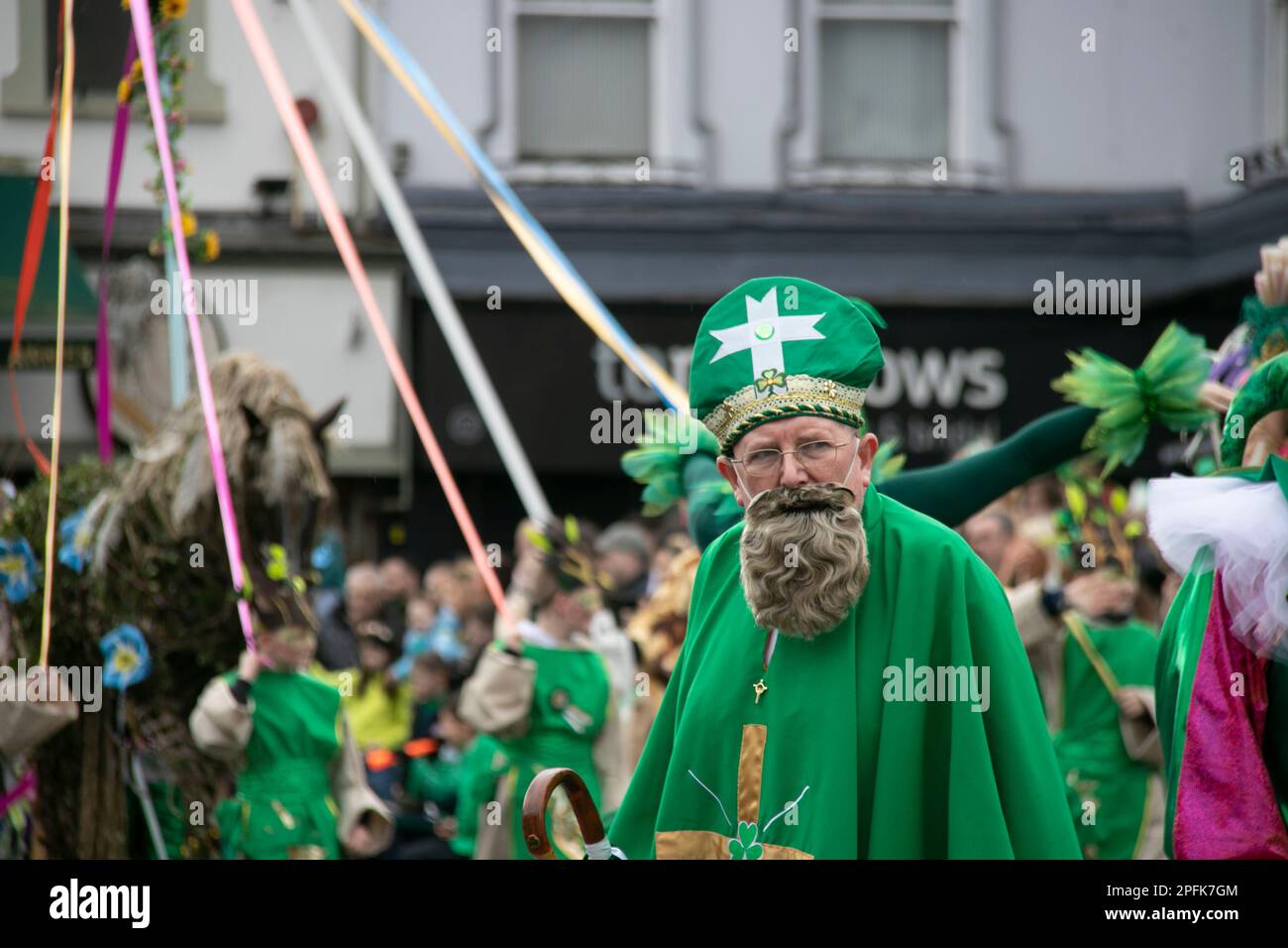 Saint Patrick's Day parade Derry Stock Photo - Alamy