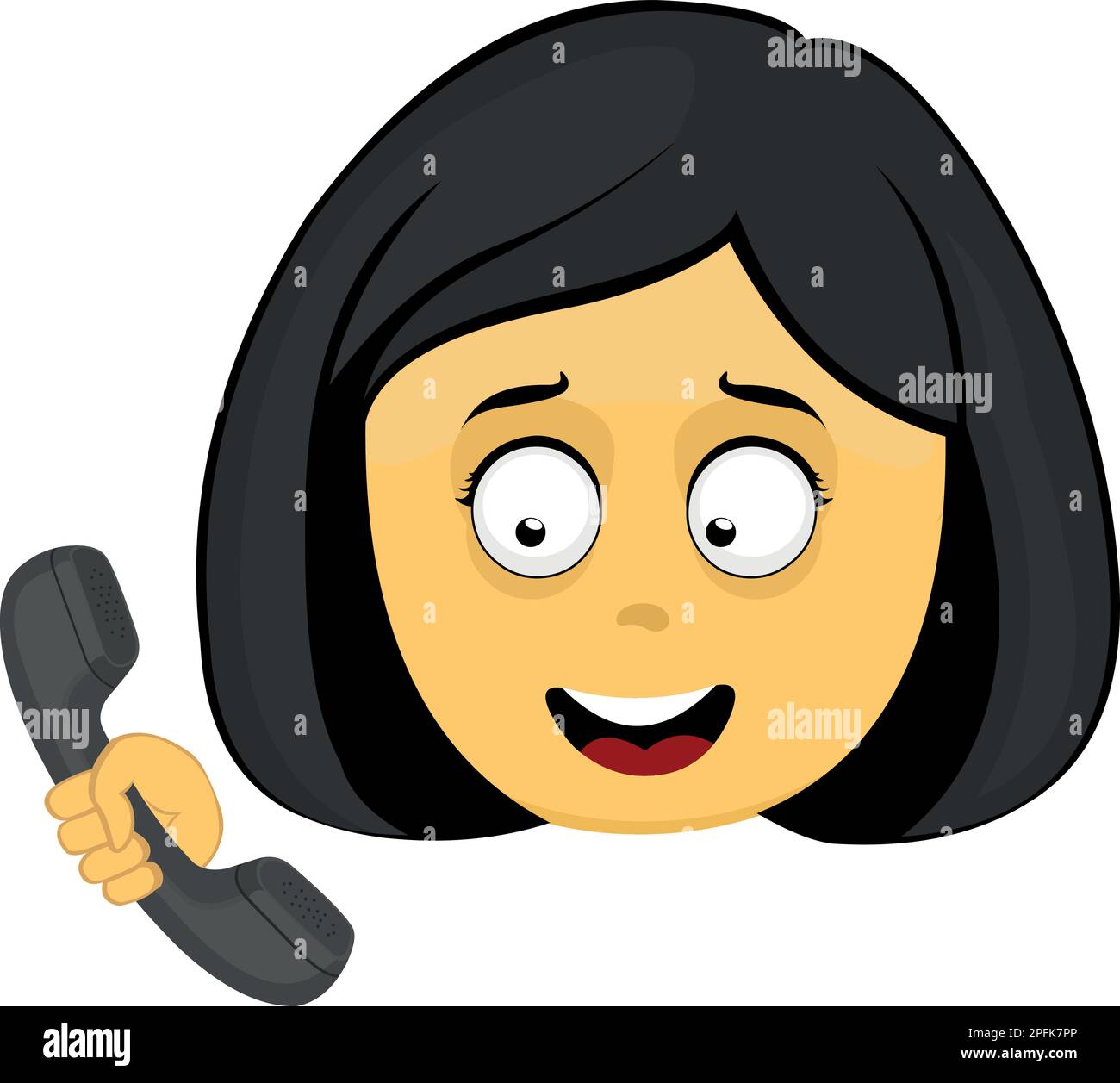 Smiley Face Talking On The Phone #funny #emoji #Smileys