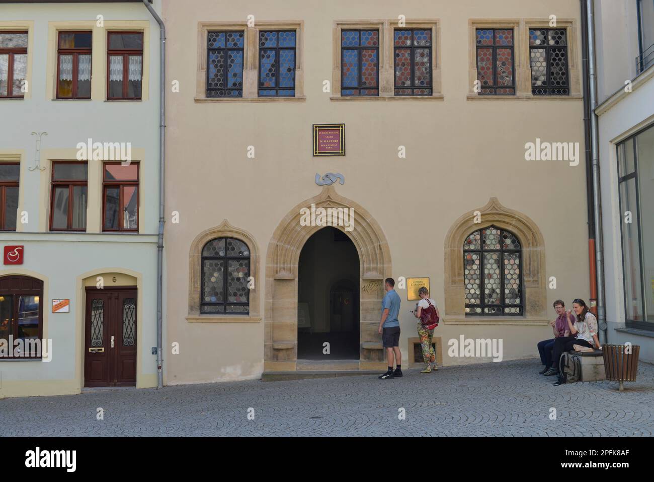 Luther's death house, Luther city Eisleben, Saxony-Anhalt, Germany ...