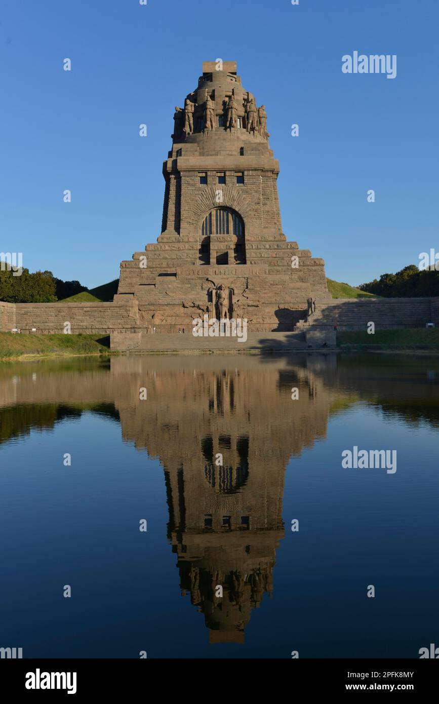 Monument to the Battle of the Nations, Leipzig, Saxony, Germany Stock ...