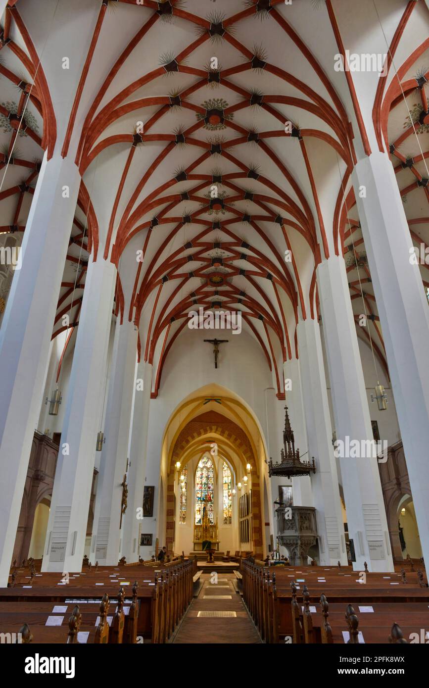 Thomaskirche, Thomaskirchhof, Leipzig, Saxony, Germany Stock Photo - Alamy
