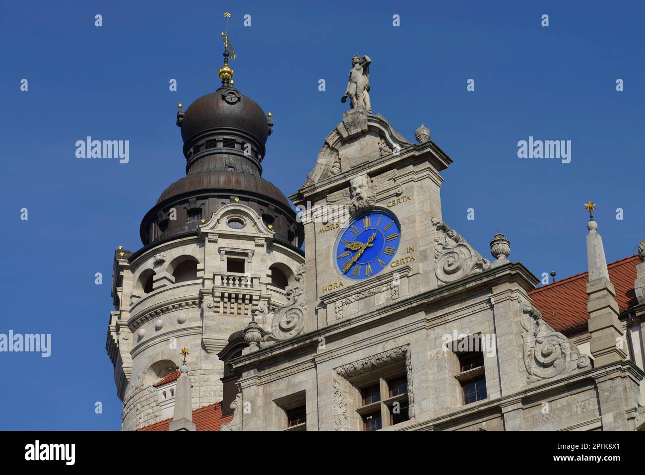 New City Hall, Martin-Luther-Ring, Leipzig, Saxony, Germany Stock Photo ...