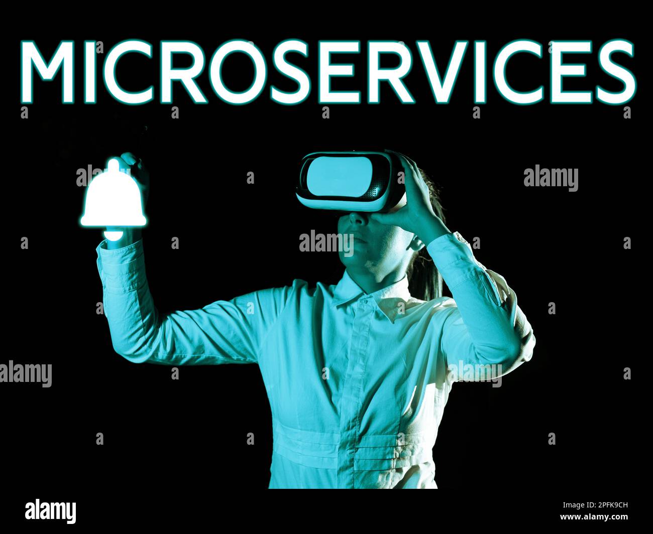 Text showing inspiration Microservices. Word for Software development ... Text showing inspiration Microservices. Word for Software development ...