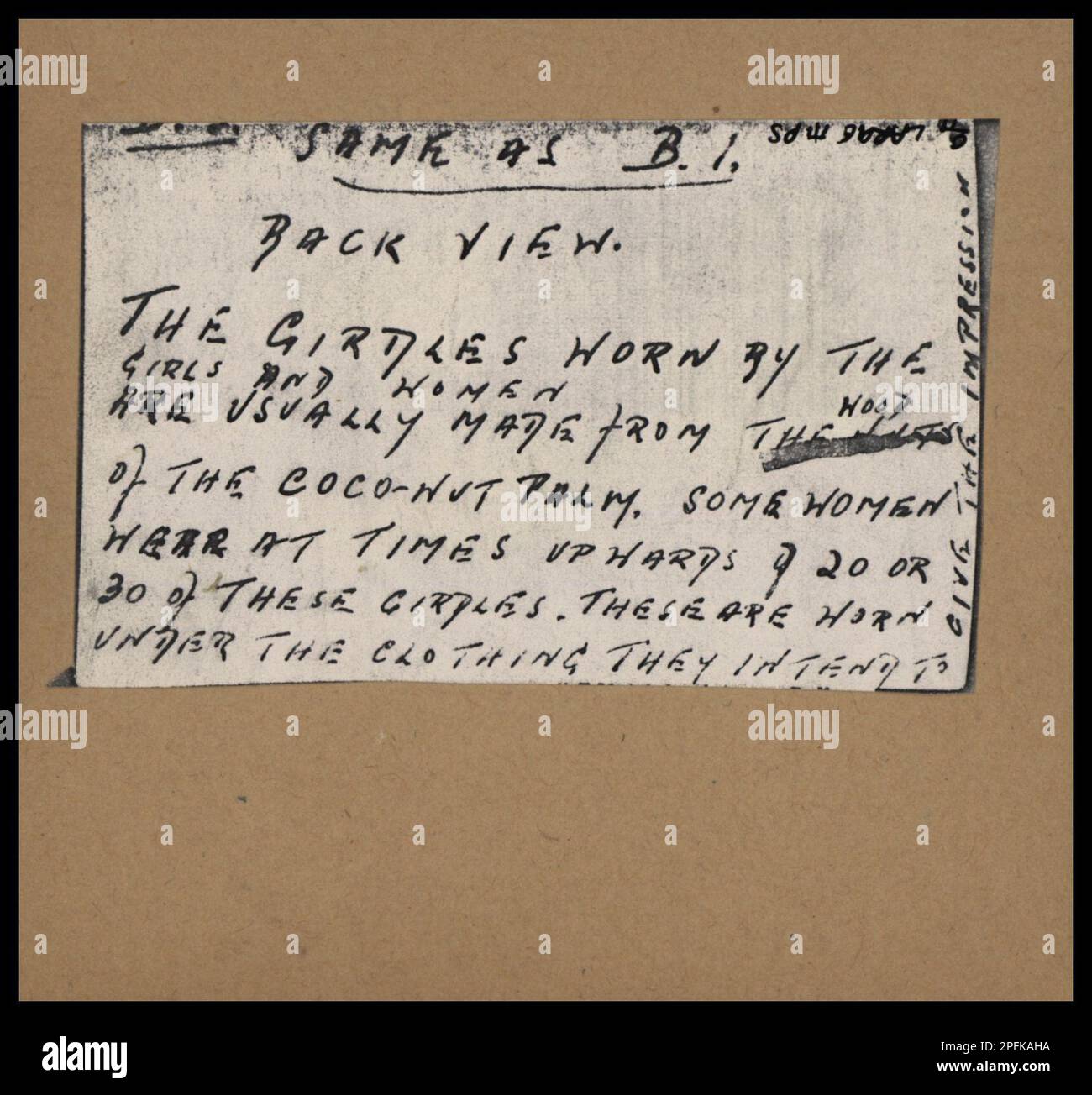 Back view archive archives archival history historic historical old hi ...