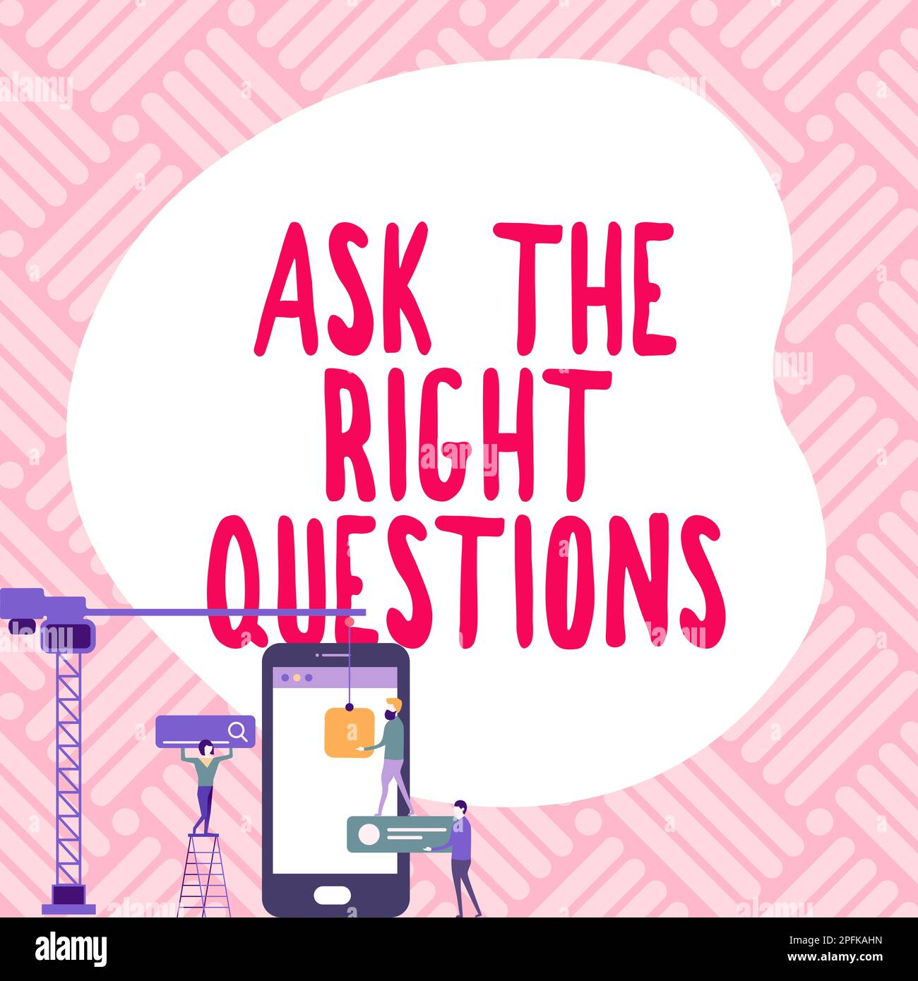 Inspiration showing sign Ask The Right Questions. Business showcase ...