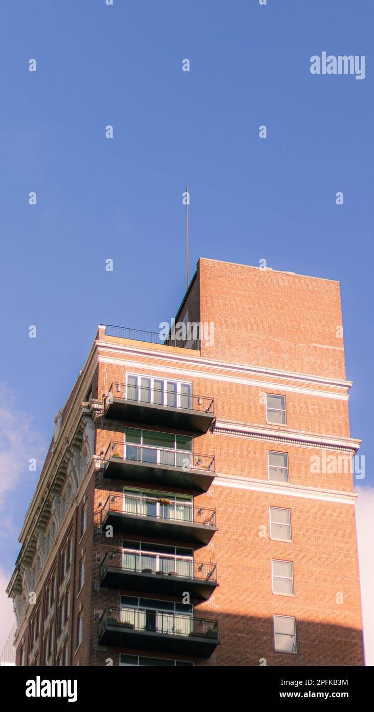 Buildings from the street level in Memphis,TN Stock Photo - Alamy