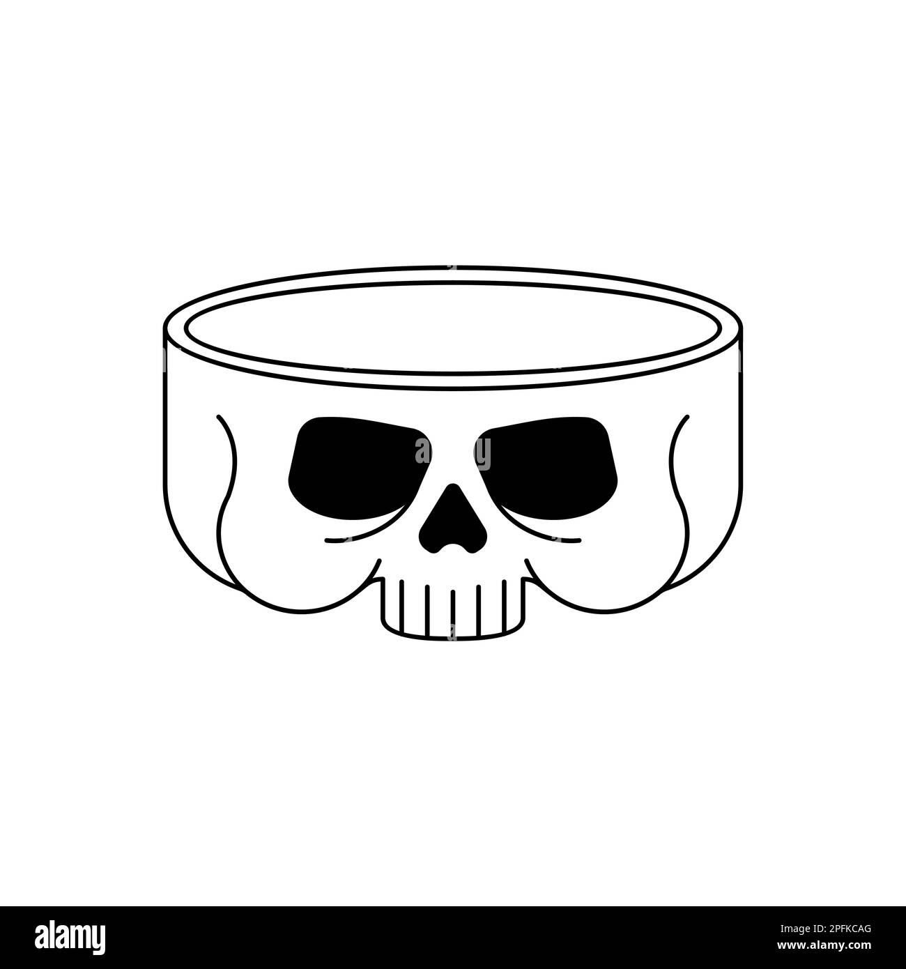 Skull plate isolated. Skeleton head as dishes Stock Vector Image & Art ... Skull plate isolated. Skeleton head as dishes Stock Vector Image & Art ...