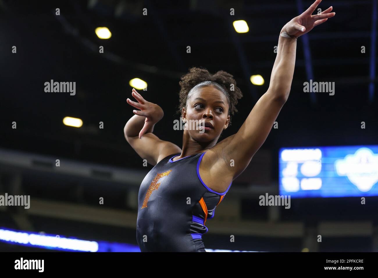 March 17, 2023: Florida's Trinity Thomas during the practice sessions ...