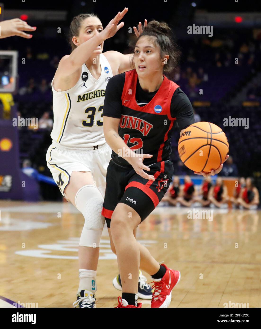 Baton Rouge, USA. 17th Mar, 2023. UNLV Rebels guard Alyssa Durazo ...