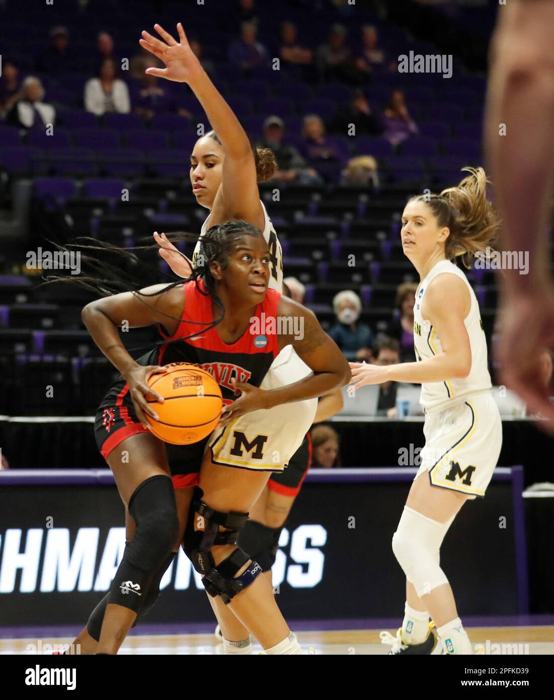 Baton Rouge, USA. 17th Mar, 2023. UNLV Rebels center Desi-Rae Young (23 ...