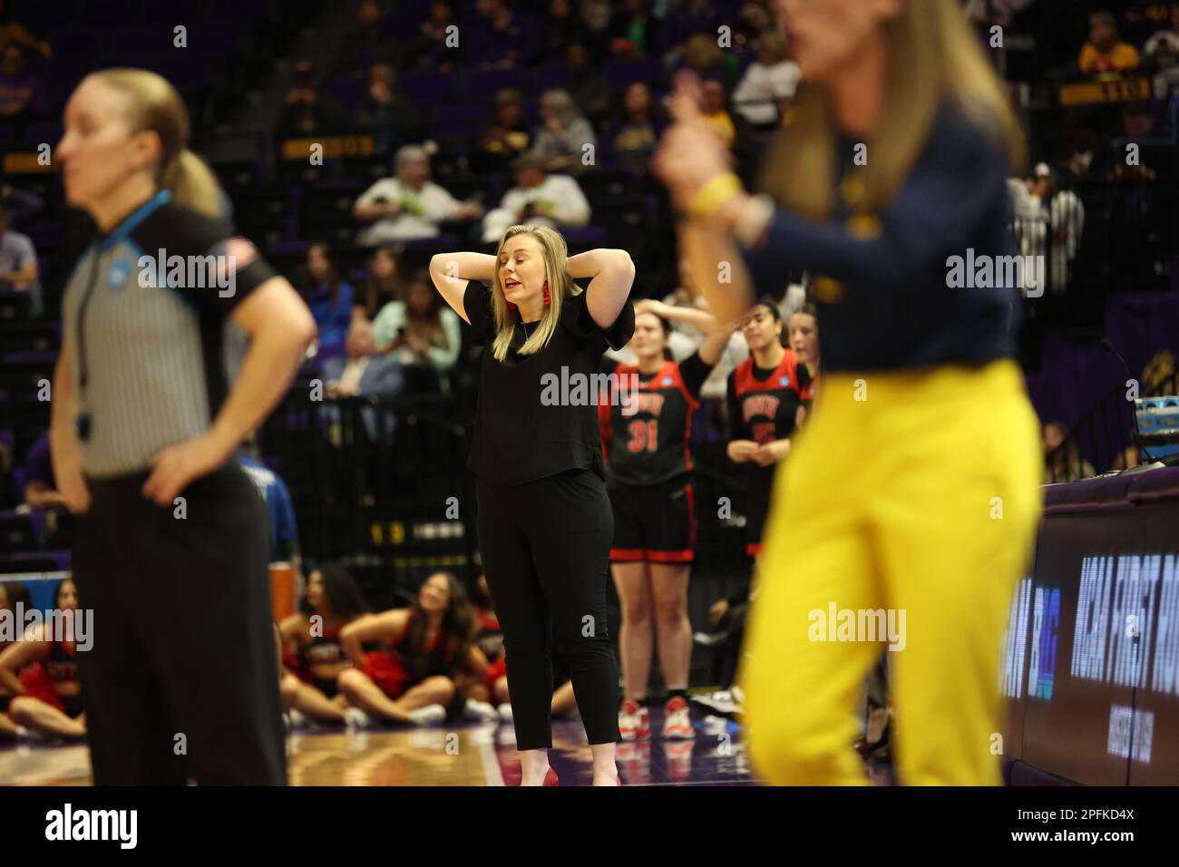 Baton Rouge, USA. 17th Mar, 2023. UNLV Rebels head coach Lindy La ...