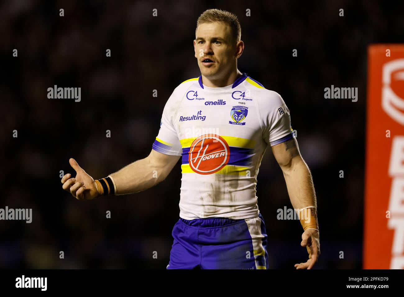 Warrington Wolves Mathew Duffy during the Betfred Super League match at ...