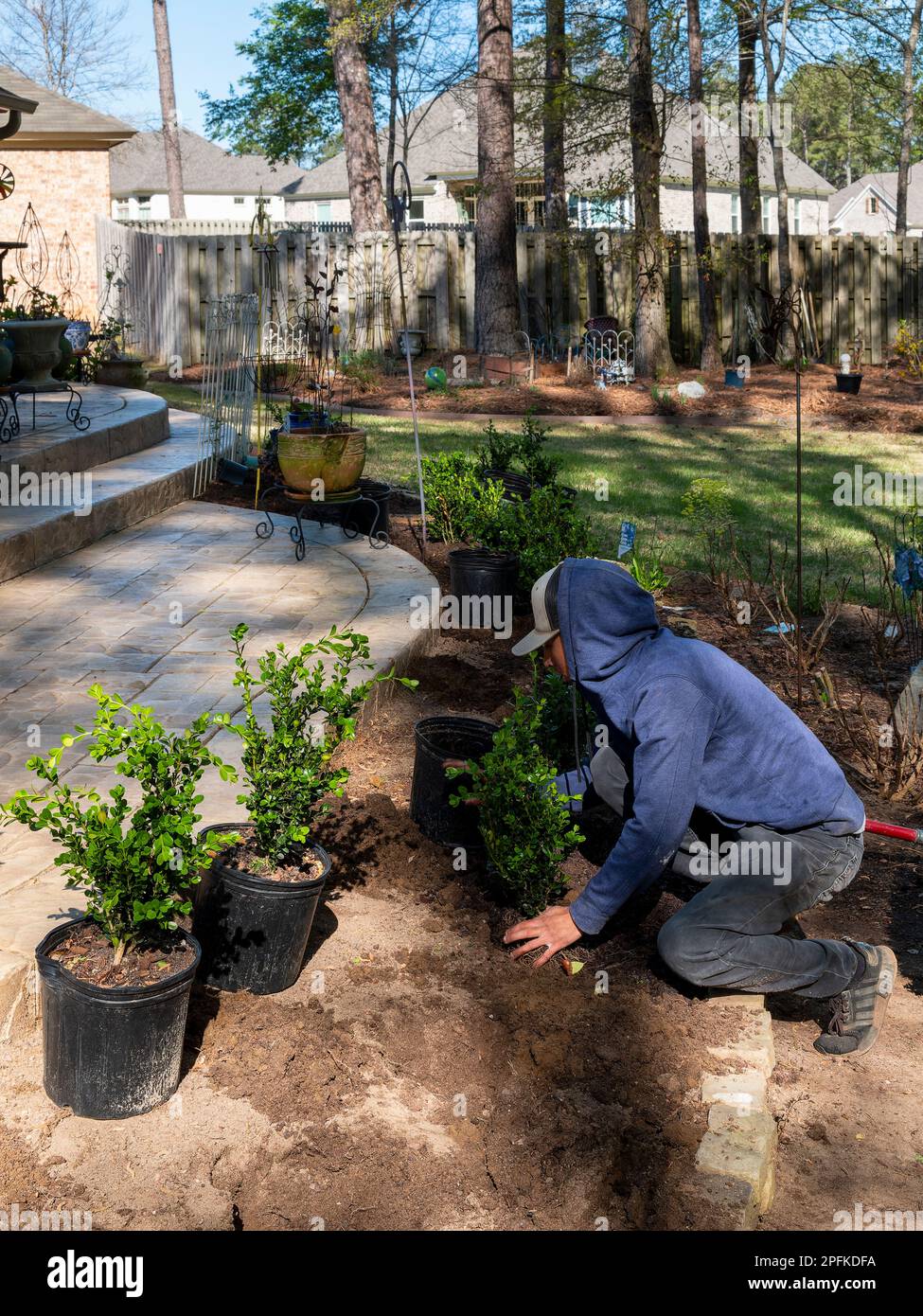 Planting landscape hi-res stock photography and images - Alamy