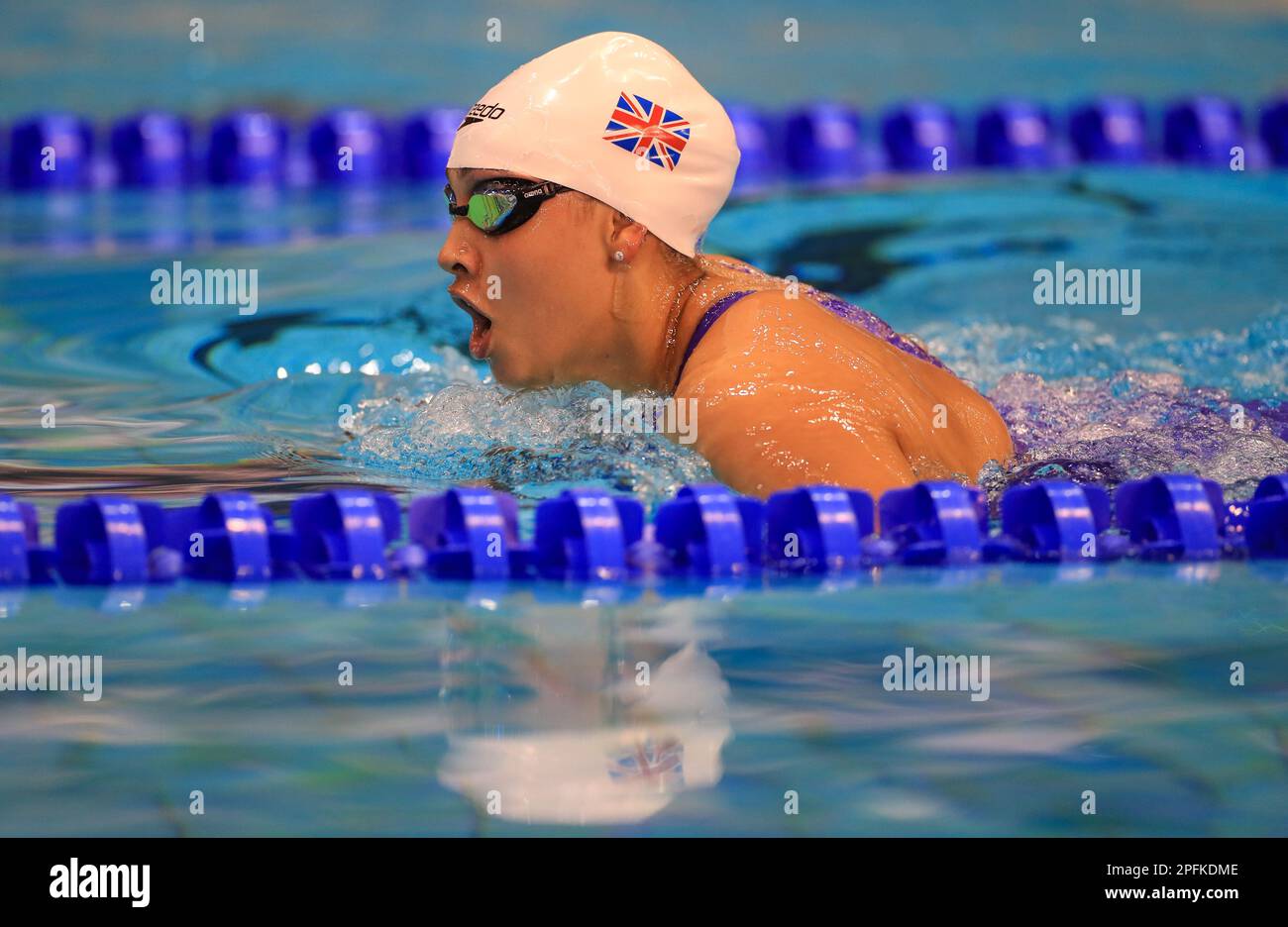 Great Britain’s Grace Harvey in action during the Women’s MC 100m ...