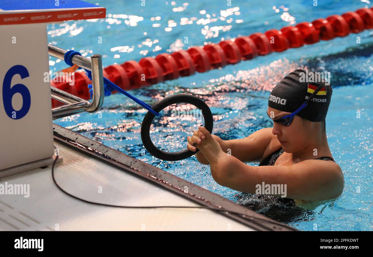 Germany’s Gina Boettcher during the Women’s MC 50m Backstroke World ...